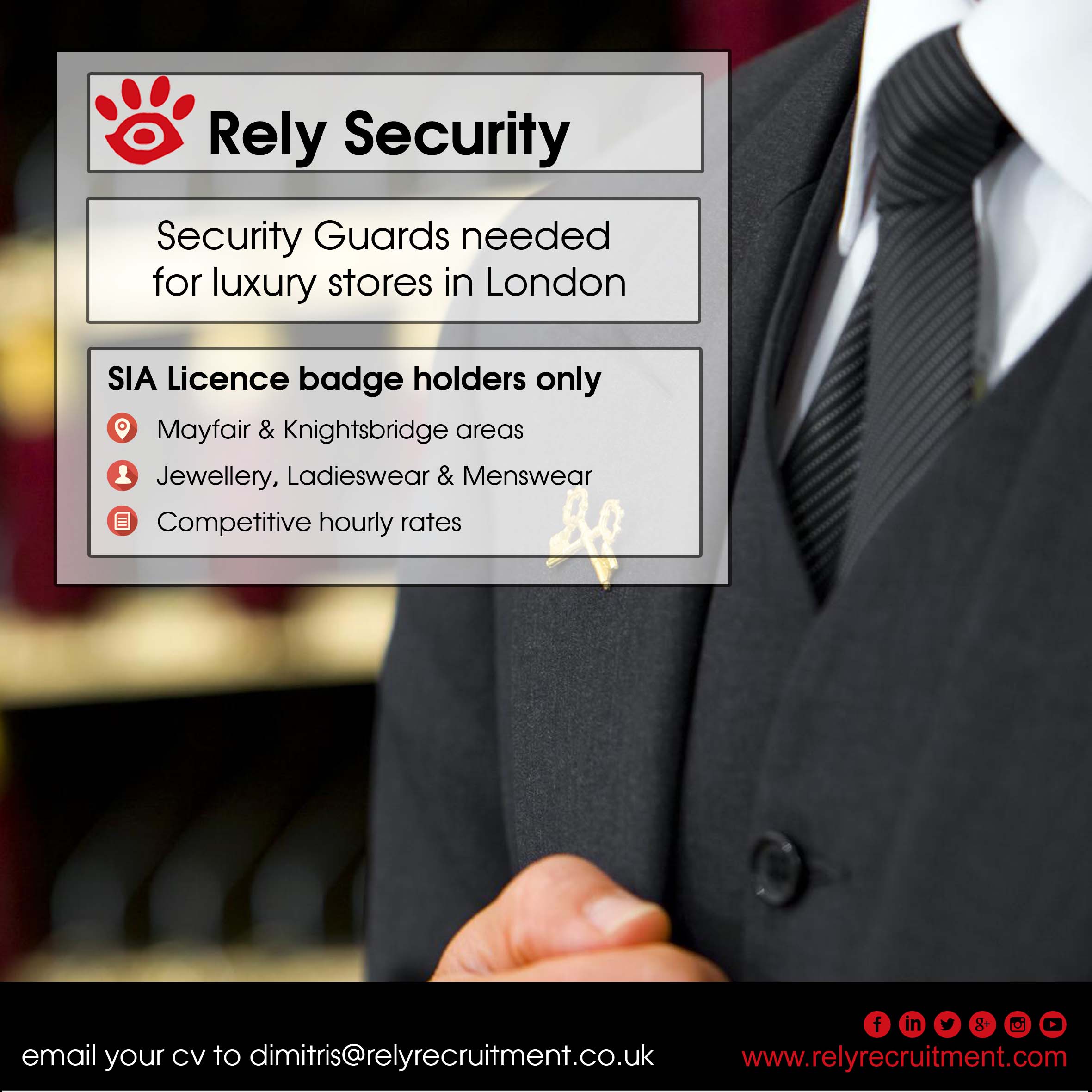 Retail Security Guards - Rely Recruitment